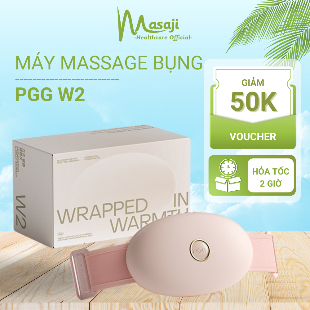 Máy massage chườm ấm bụng, massage cơ học PGG W2, giúp giảm đau, hỗ trợ sức khỏe chính hãng ...