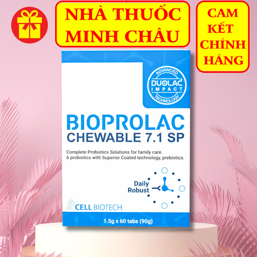 Men Vi Sinh BIOPROLAC Chewable Cell Biotech 7.1 Hàn Quốc, Viên Nhai ...