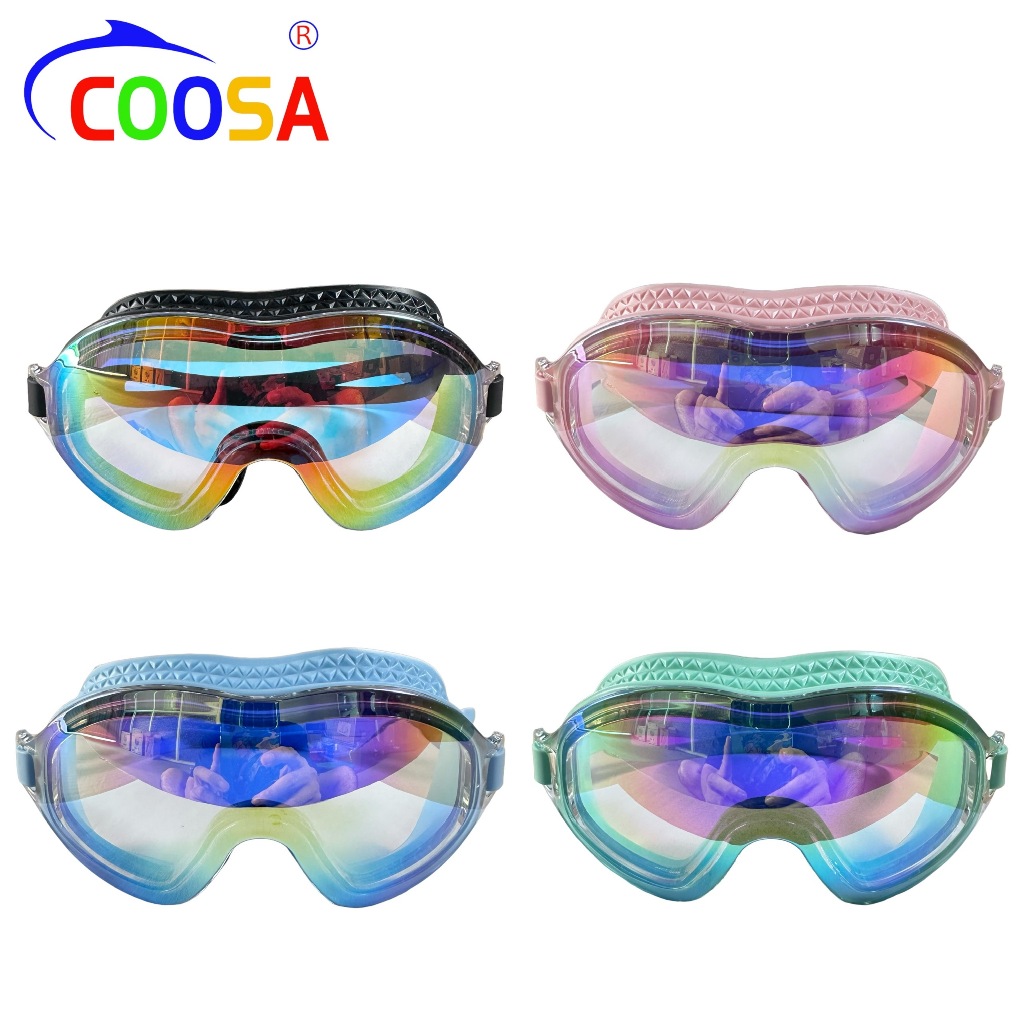 Kính bơi trẻ em tráng gương không gọng COOSA MS857/ chống nước, chống ...