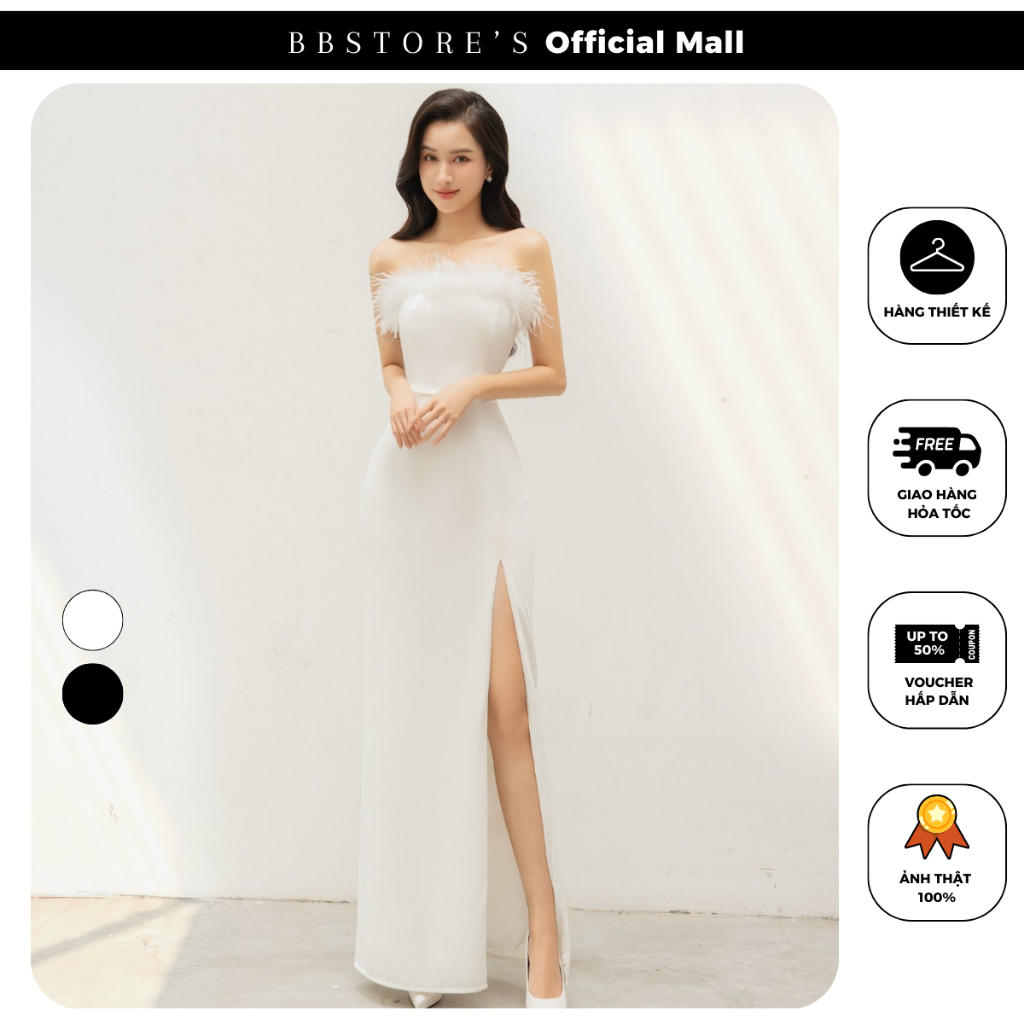 Đầm Body Xẻ Tà Dự Tiệc Sang Trọng BBSTORE'S -D1214 | Shopee Việt Nam