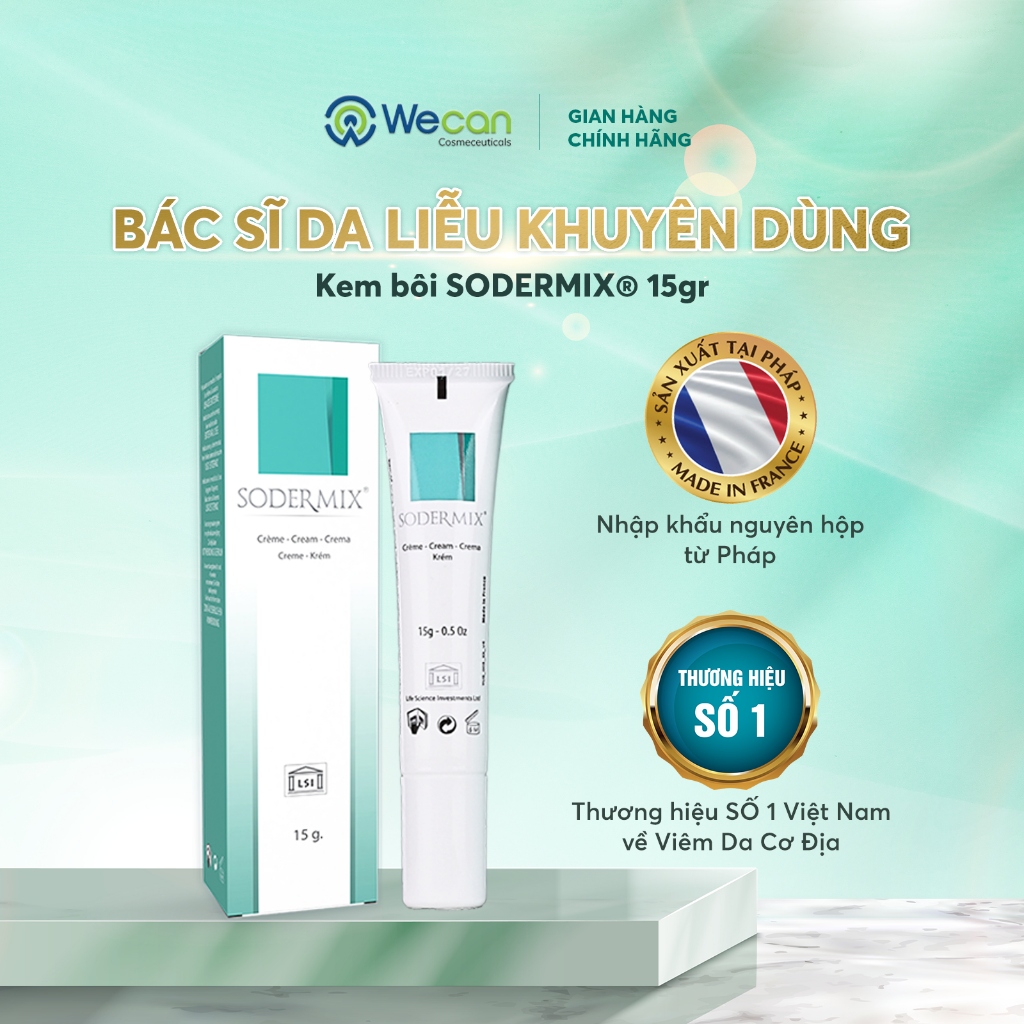 Kem Bôi Sodermix Hỗ Trợ Viêm Da Cơ Địa, Chàm Ngứa (Eczema), Tổ Đỉa ...