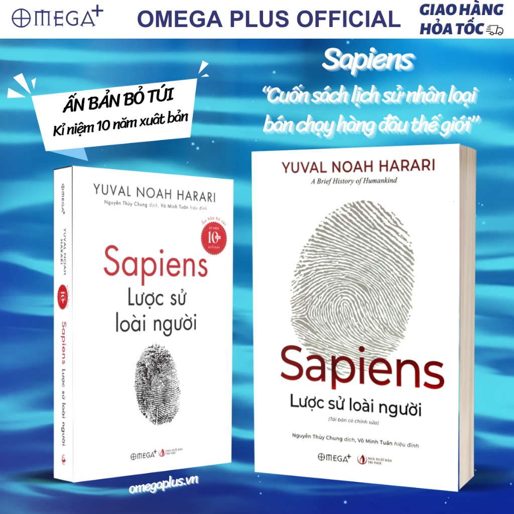 Sách Sapiens - Lược Sử Loài Người - Yuval Noah Harari (Omega Plus ...