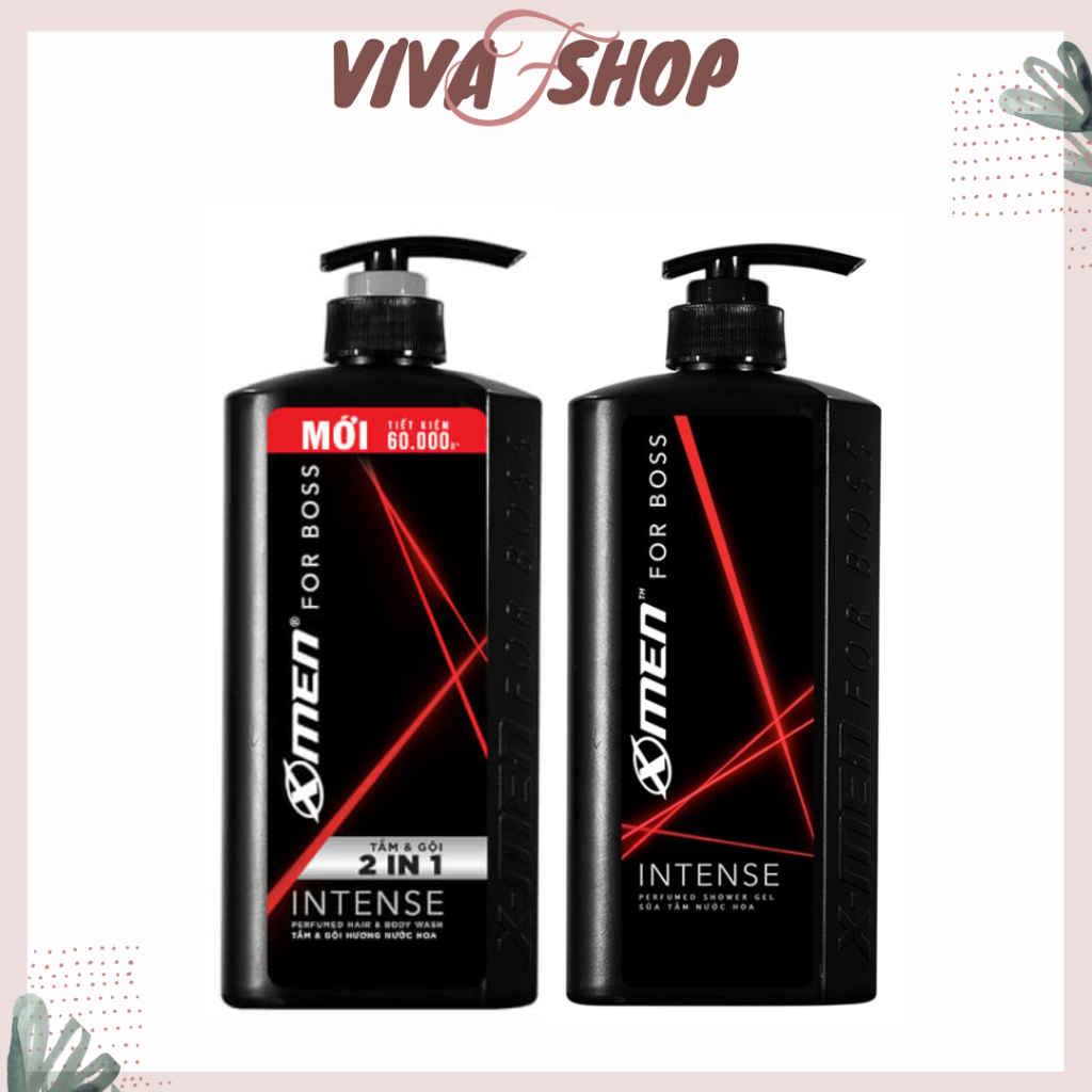 Tắm gội XMEN For Boss Intense Perfumed Shampoo 650g - Dầu gội đầu nam X ...