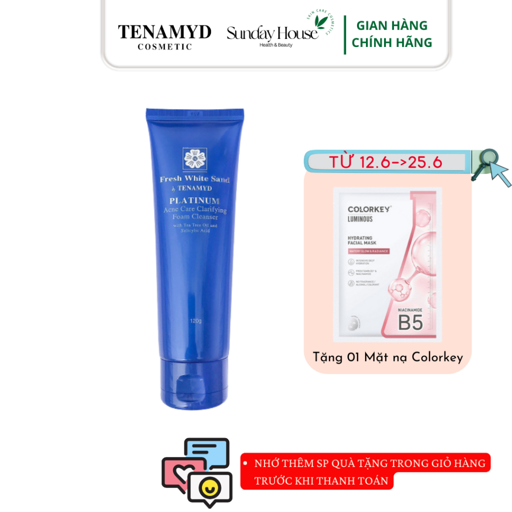 Sữa rửa mặt dành cho da mụn -Tenamyd- ACNE CARE CLARIFYING FOAM ...