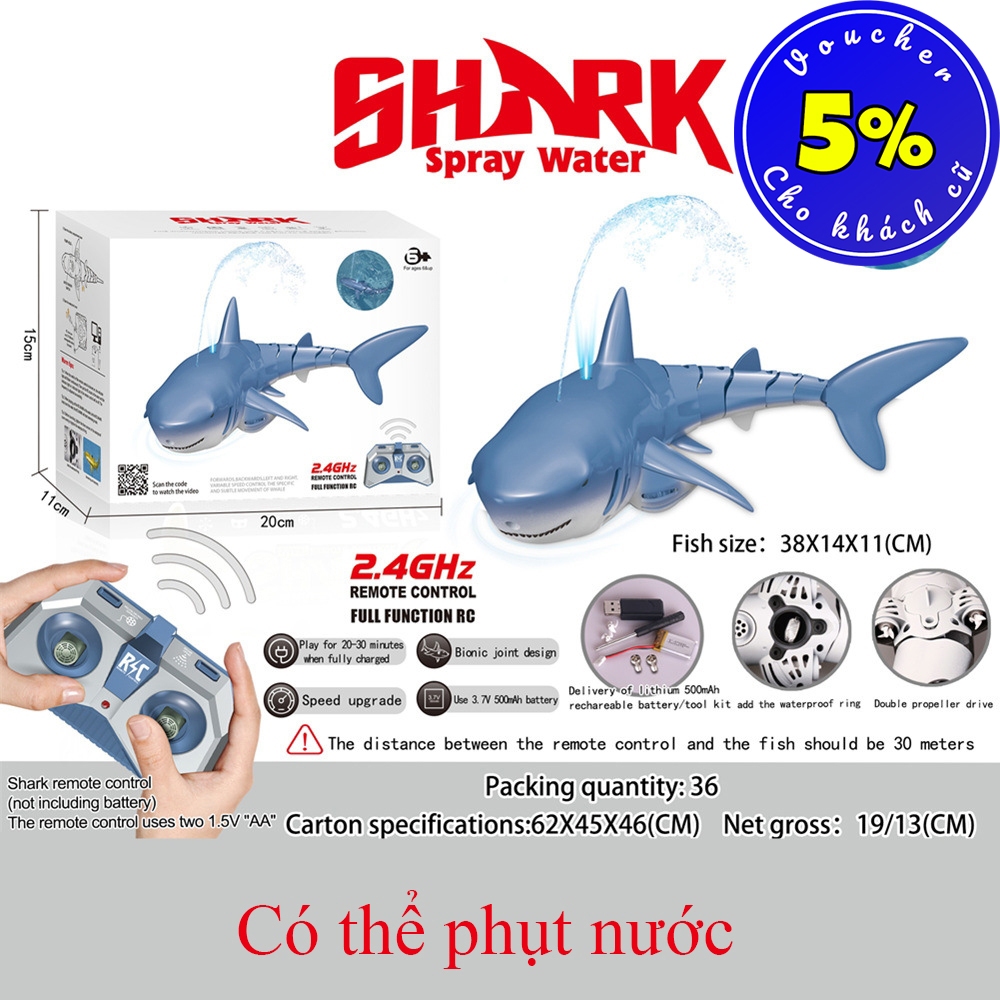 Cá mập điều khiển từ xa Baby Shark mới nhất 2022 | Shopee Việt Nam