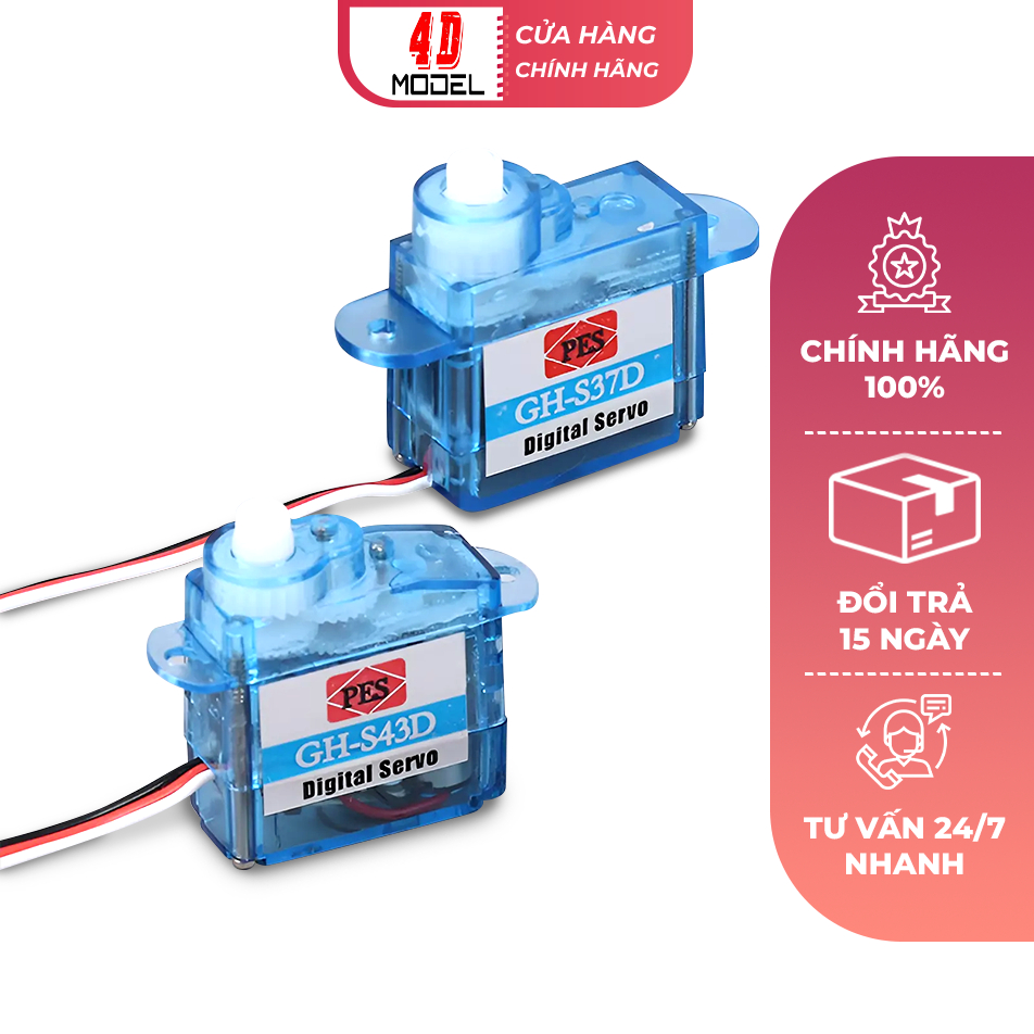 Servo Mini 3.7G. Servo Kỹ Thuật Số Digital Servo Dùng Chế Tạo Máy Bay ...