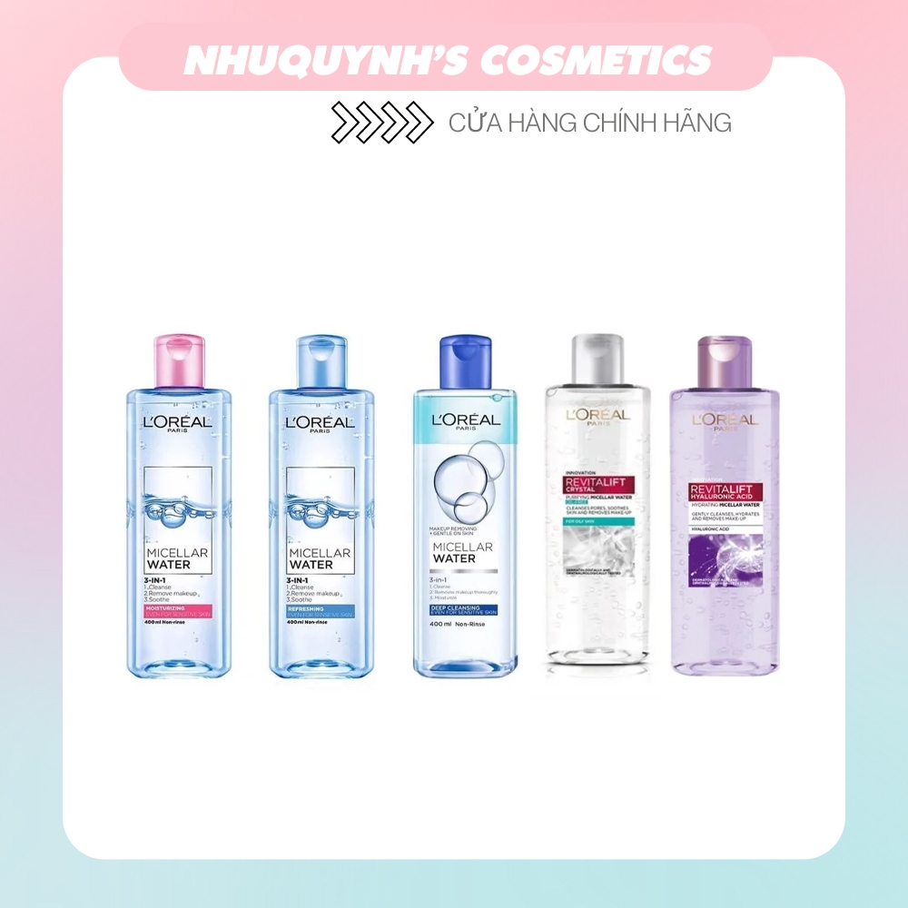 Nước Tẩy Trang L'Oreal Micellar Water | Shopee Việt Nam