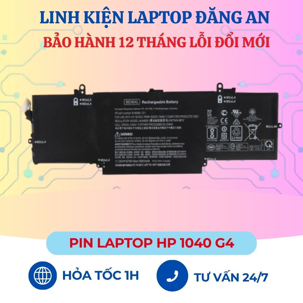 PIN LAPTOP HP Folio 1040 G4 - Pin HP EliteBook BE06XL Zin - Pin Máy ...