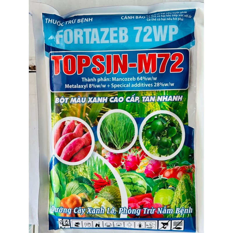 TOPSIN M72 BỘT XANH BỊCH 500G - GÓI 100G | Shopee Việt Nam