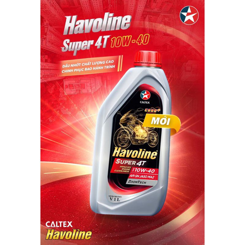 Havoline®Super 4T 10W40 | Shopee Việt Nam