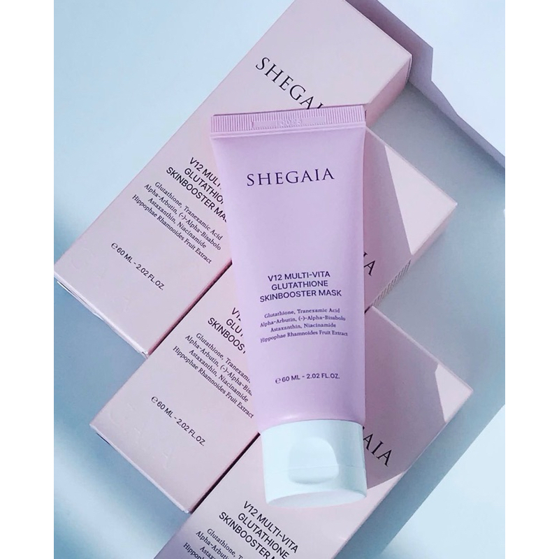(Fullsize 60ml) Mặt nạ làm trắng chống oxy hoá - SHEGAIA v12 multi vita ...