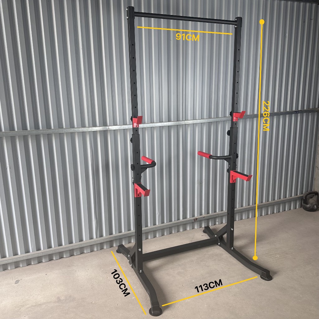 Khung tạ đa năng, squat rack, khung xà đơn cao 2.26m - TK03 ống thép ...