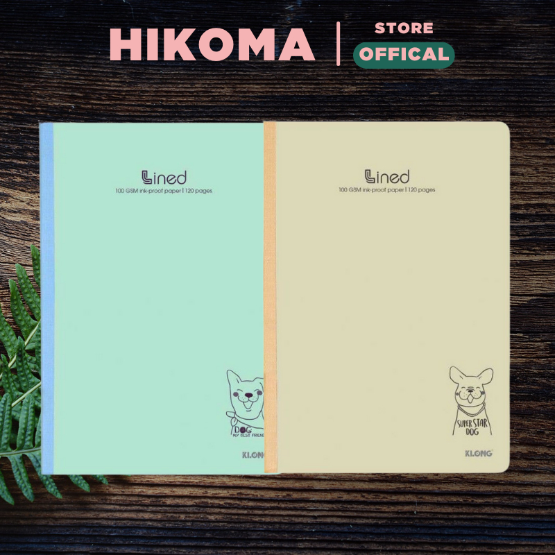 Vở kẻ ngang 120 trang klong định lượng giấy 100gsm B5 tập vở kẻ ngang học sinh vở viết ghi chép ...