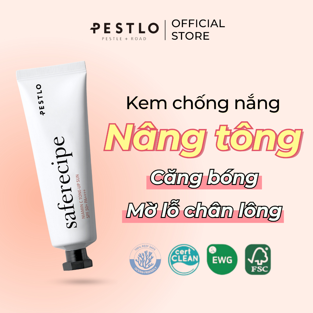 Kem chống nắng PESTLO Saferecipe SPF50 PA++++ | Shopee Việt Nam