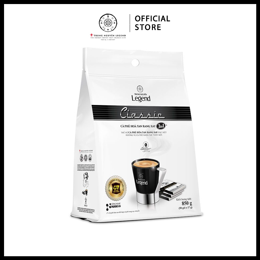 Trung Nguyên Legend - Cà phê sữa hoà tan rang xay 3in1 Classic - Bịch ...