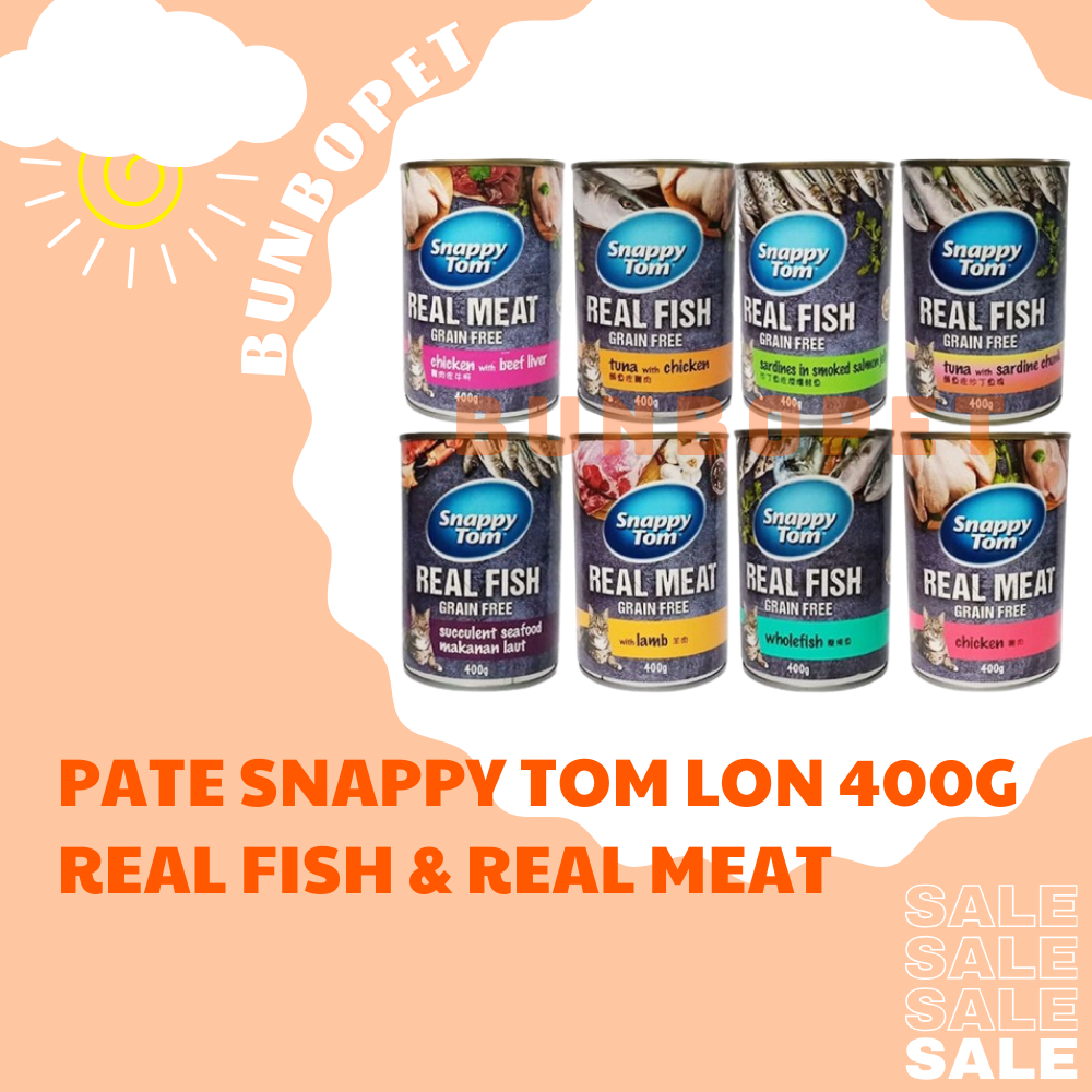 Pate Snappy Tom Real Fish & Real Meat Cho Mèo - Pate Cho Mèo Snappy Tom ...