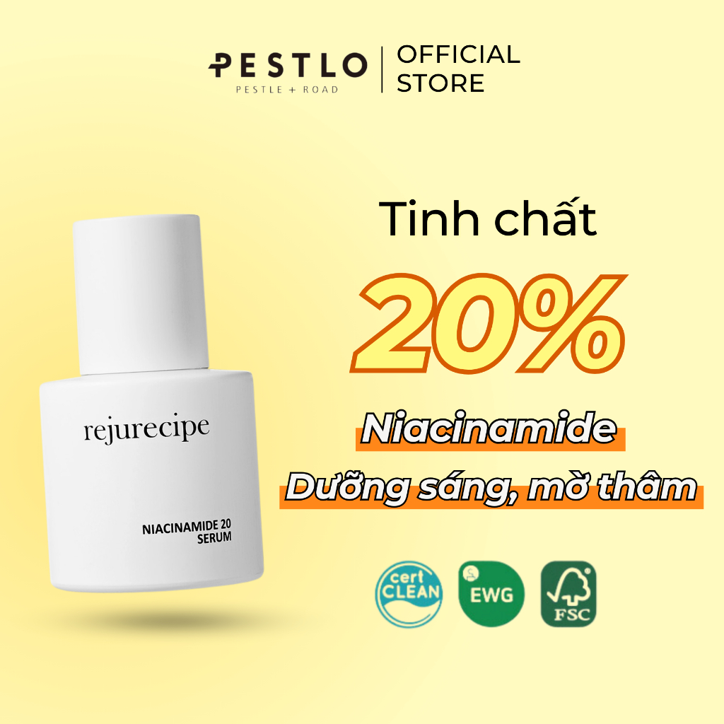 Serum cấp ẩm dưỡng trắng PESTLO Rejurecipe Niacinamide 20% Serum 30ml ...