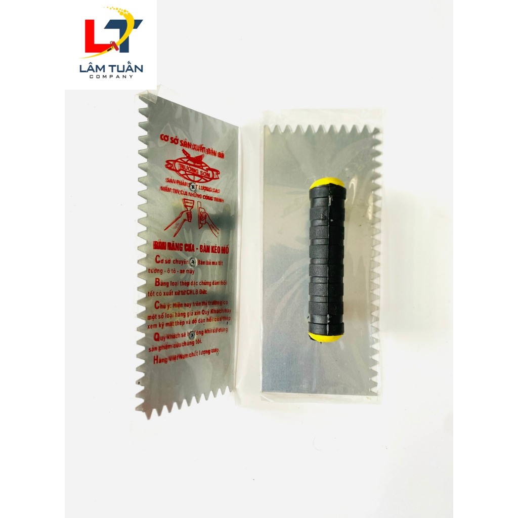 Bàn xoa răng cưa, bàn kéo hồ, bàn bả matit, thép nhập khẩu Đức | Shopee ...