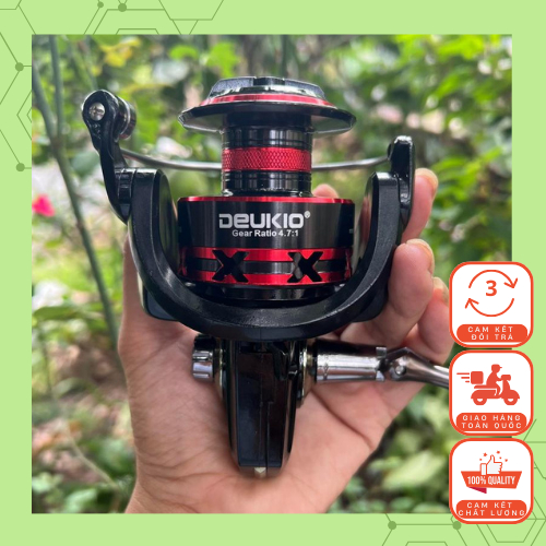 Máy Câu Cá Cối Bánh Răng Kim Loại Dekio Fs2000-7000 Dùng Câu Lure Câu ...