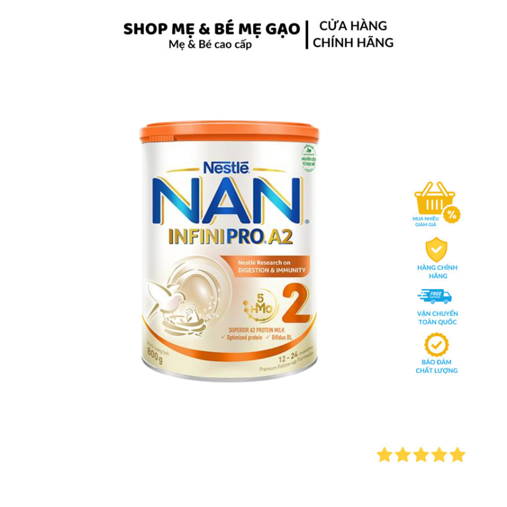 Sữa Bột Nan INFINI PRO A2 Số 2 Lon 400g – Chính Hãng | Shopee Việt Nam