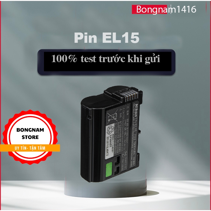 Pin Thay Thế Nikon EN-EL15 / EN-EL15a / EN-EL15b / EN-EL15c Cho Máy Ảnh Nikon D7000, V1, D600 ...