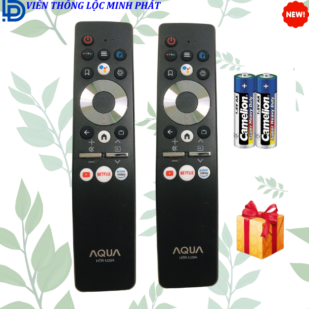 Điều khiển TV AQUA Mã HTR-U29A, remote TV AQUAA - Tặng kèm pin | Shopee ...