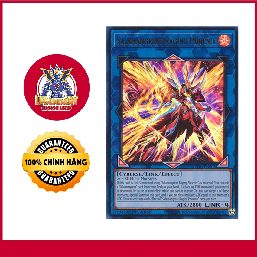 [Thẻ Bài Yugioh Chính Hãng] Salamangreat Raging Phoenix | Shopee Việt Nam