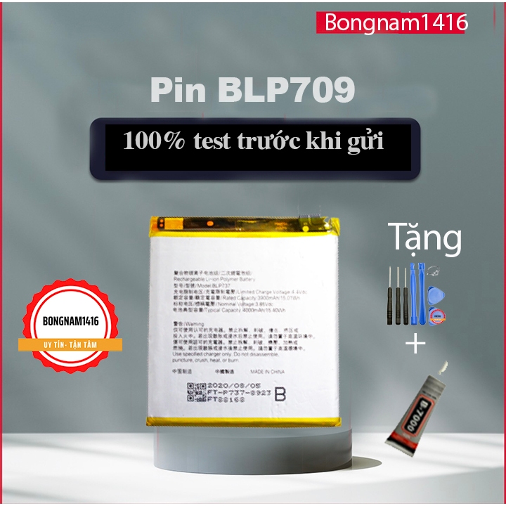 Pin thay thế cho BLP709 / A11X / A9 2020 tặng bộ sửa và keo dán b7000 ...