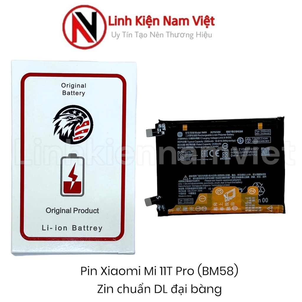 Pin Xiaomi Mi 11T Pro 5g / Mimix 4 / Mi 11T Pro (BM58) - 5000mAh ...