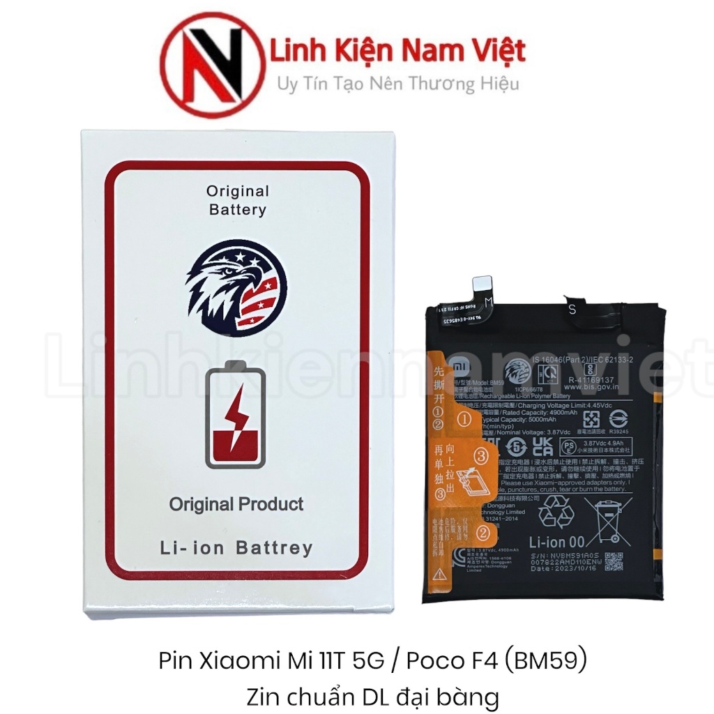 Pin Xiaomi Mi 11T 5g / Mi 11T Pro 5g / Mi11 T (BM59) - 4900mAh | Shopee ...