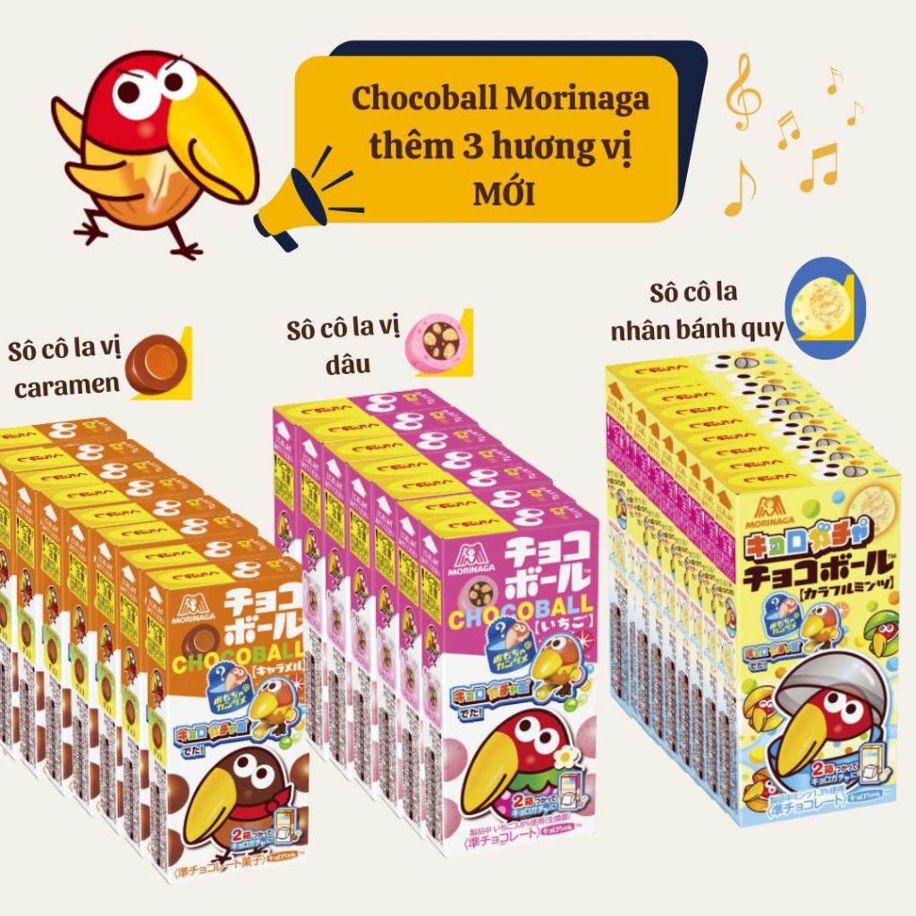 Kẹo Socola nội địa Nhật Bản Morinaga Chocoball hộp nhỏ 28g | Shopee ...
