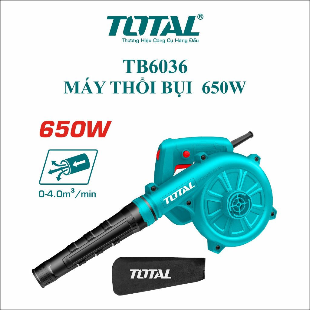 Máy thổi bụi 650W TOTAL TB6036 hàng chính hãng | Shopee Việt Nam