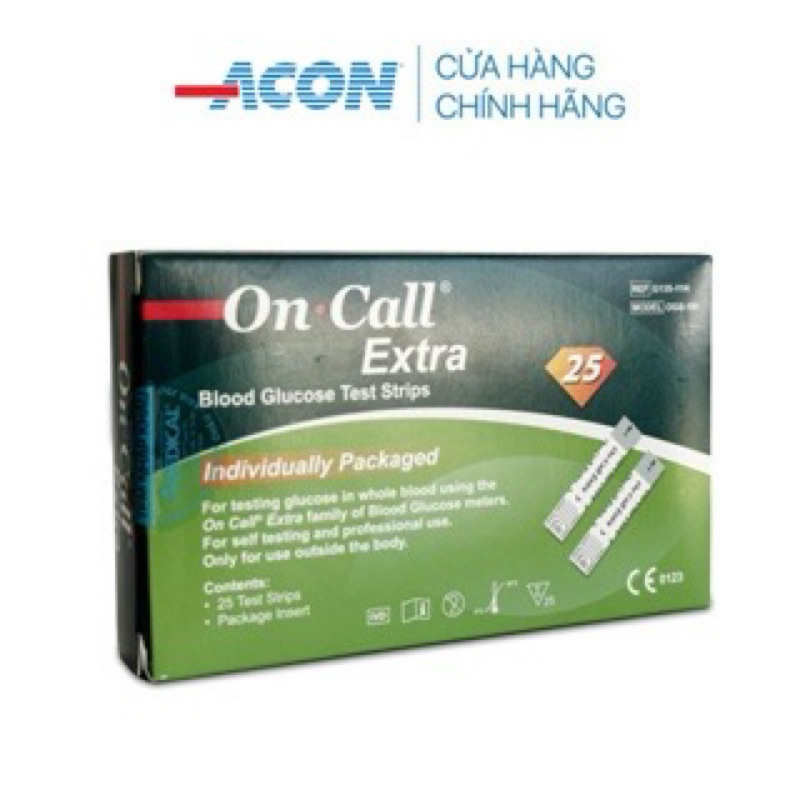 Que thử đường huyết On call Extra (date xa ) oncall chính hãng | Shopee ...