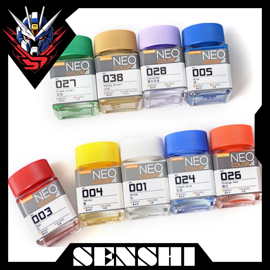 Sơn mô hình Jumpwind Lacquer NEO Color JW001 - JW024 18ml | Shopee Việt Nam