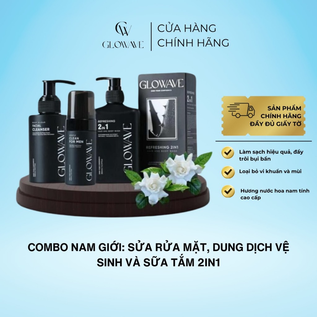 Bộ 3 Món Sản Phẩm Dành Cho Nam Giới - Sữa Tắm 2in1 350ml & Sữa Rửa Mặt ...