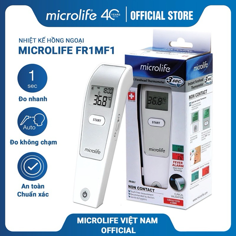 Nhiệt Kế Hồng Ngoại Microlife FR1MF1 Bảo Hành 2 Năm | Shopee Việt Nam