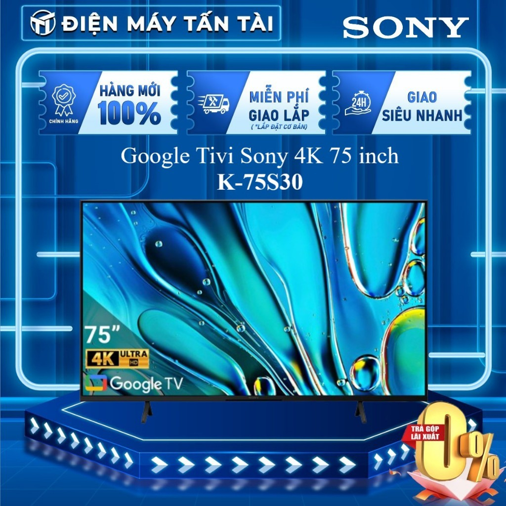 K-75S30 / K-85S30 - Google Tivi Sony 4K BRAVIA 3 K-75S30 / K-85S300 ...