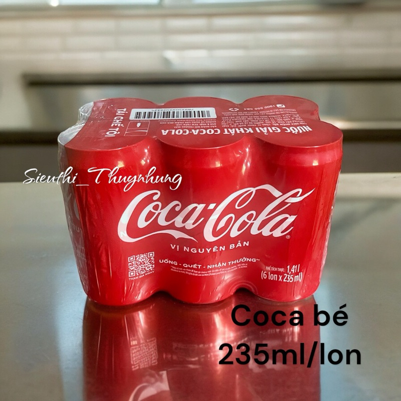 Lốc 6 Lon Coca-Cola 235ml | Shopee Việt Nam