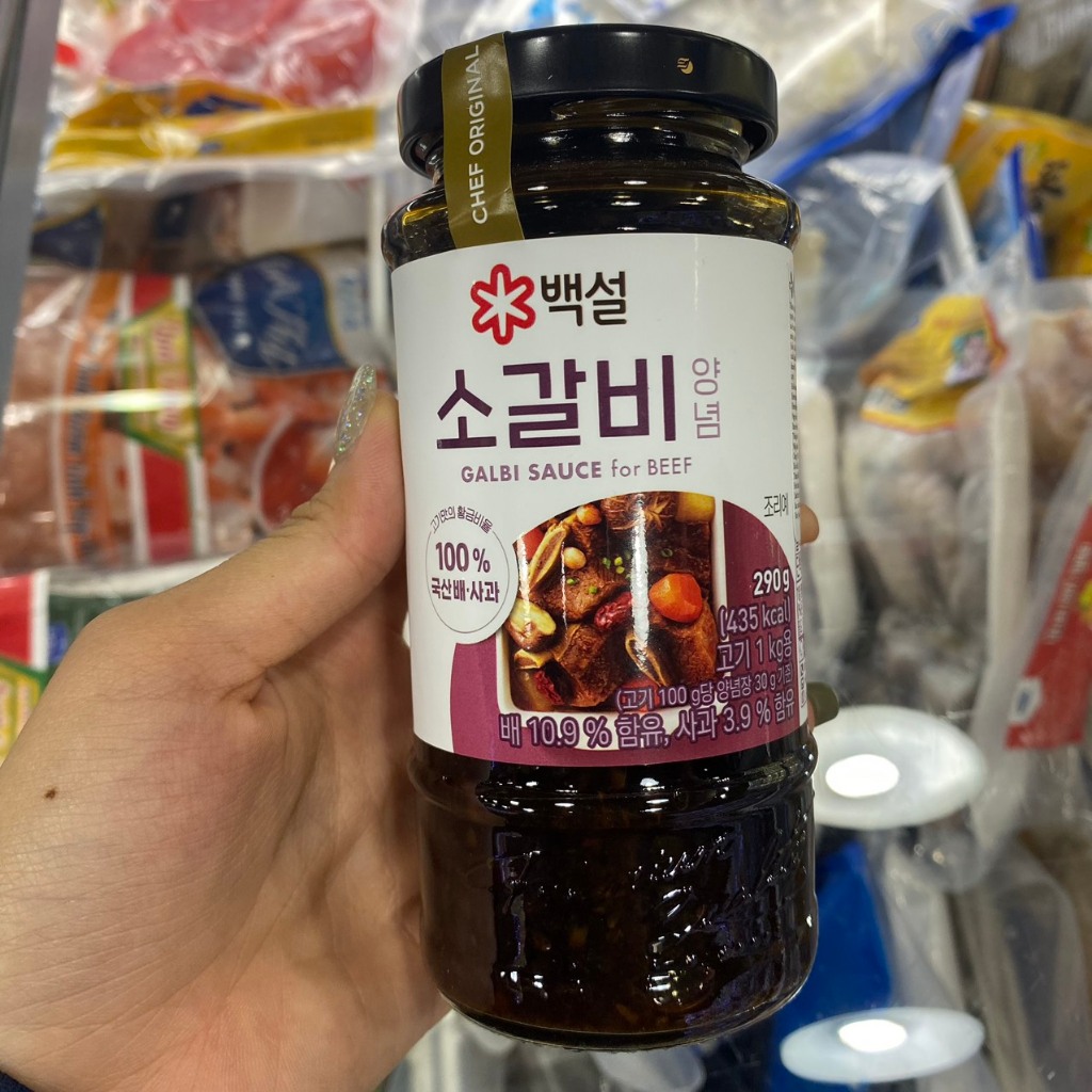 Sốt Ướp Galbi Sườn Bò Beksul Hàn Quốc Chai 290G / CJ) 소갈비양념 290G | Shopee Việt Nam