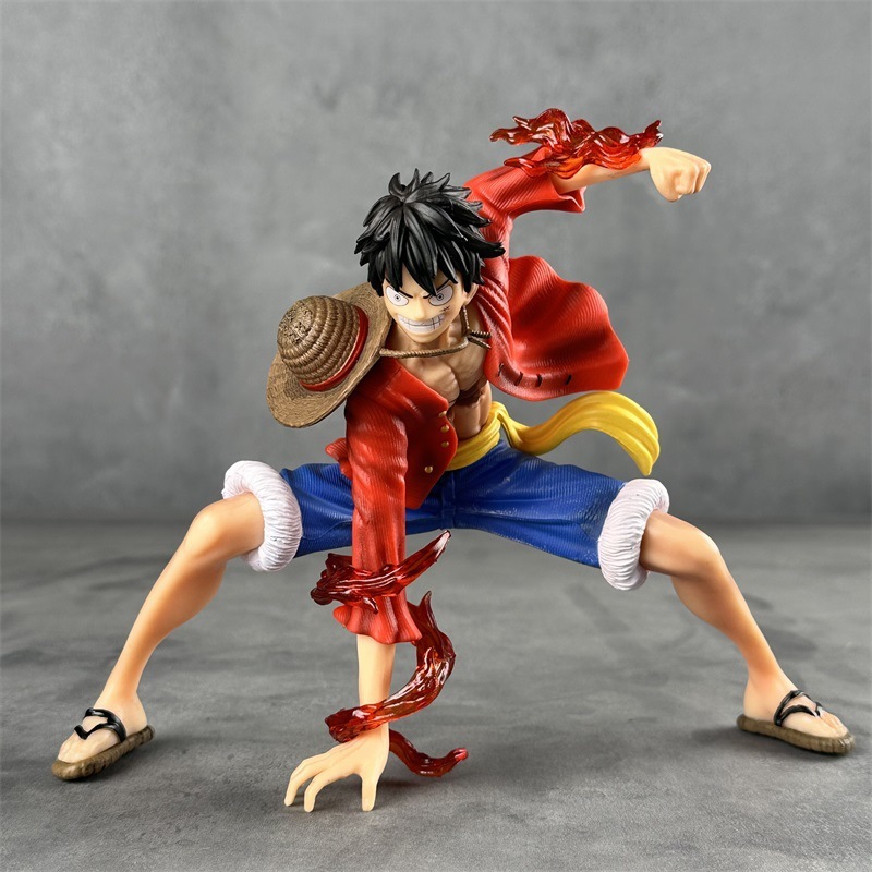 Mô hình OnePiece - Luffy Gear 2 đấm đất v5 (haki đỏ) | Shopee Việt Nam