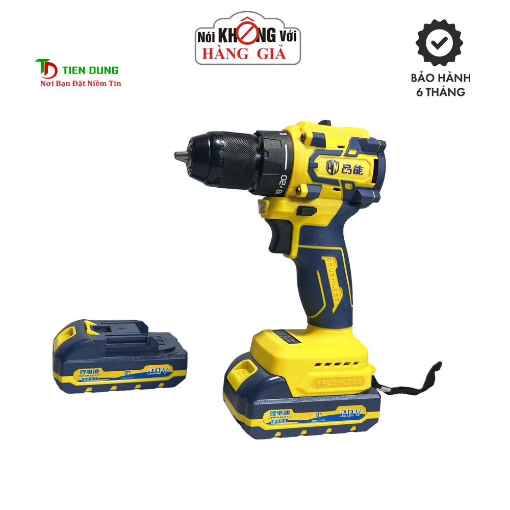 [Hàng Nội Địa] Máy Khoan Pinneng 21v Không Chổi Than - Pin 5 Cell Dung ...