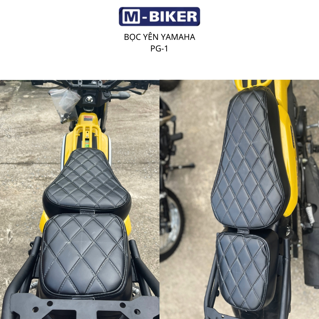Bọc yên pg1.Bọc yên xe yamaha pg1 chính hãng mbiker. | Shopee Việt Nam