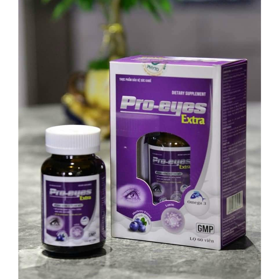 VIÊN UỐNG SÁNG MẮT PRO EYE EXTRA- Hộp 60 viên | Shopee Việt Nam