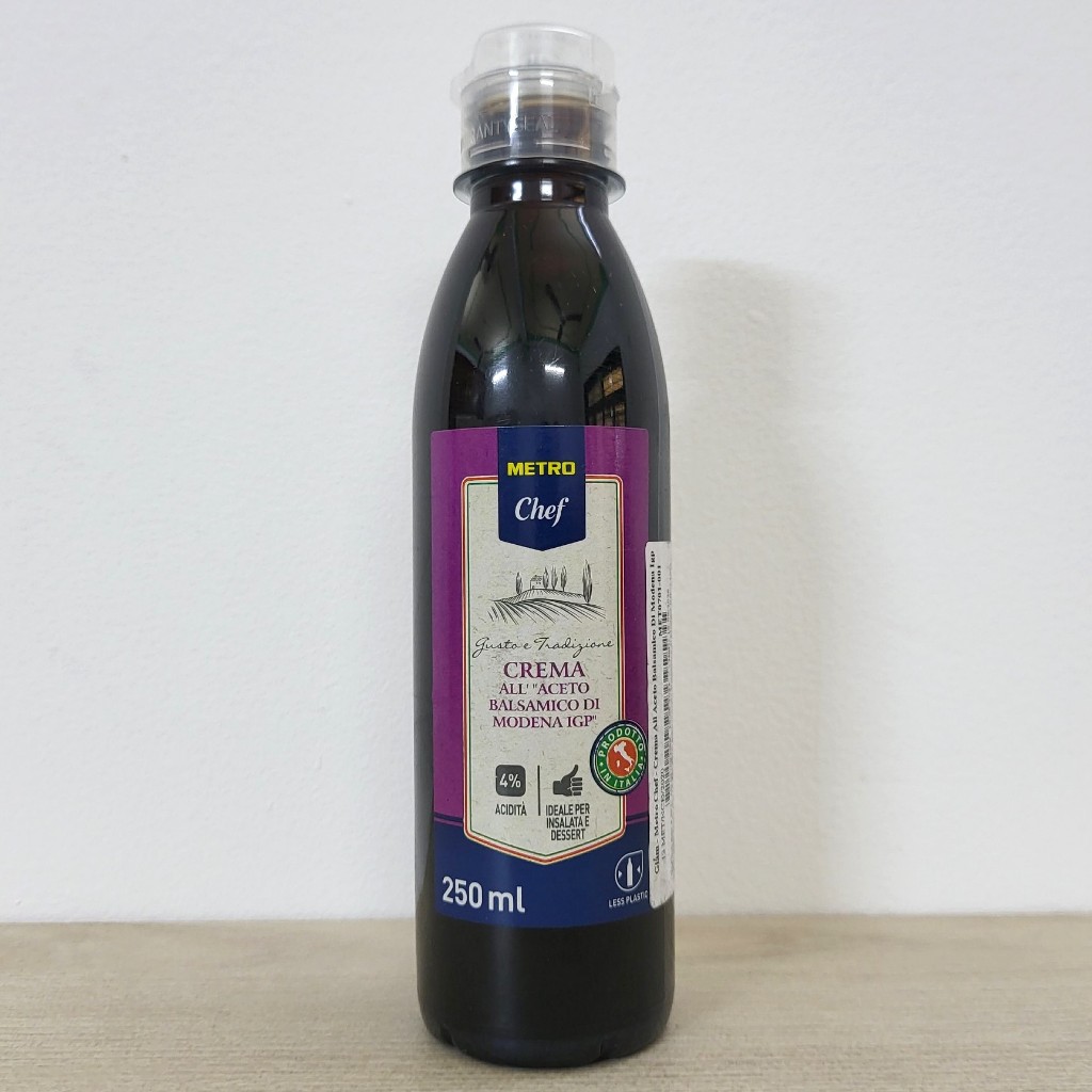 (chai nhỏ 250ml METRO CHEF) SỐT KEM GIẤM Ý Cream Of Balsamic Vinegar ...