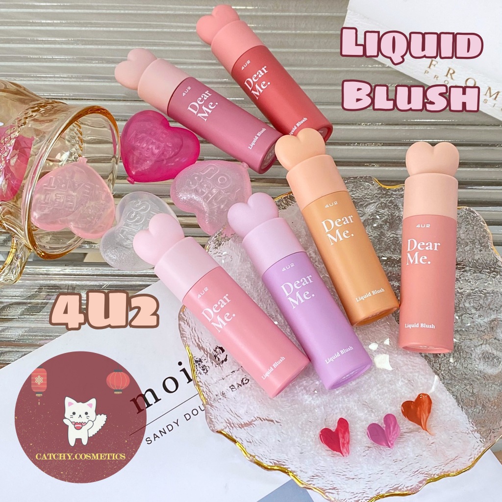 [4U2] Má Hồng 4U2 Dạng Lỏng Nắp Trái Tim Xinh xắn Dear Me Liquid Blush (3.7g) | Shopee Việt Nam