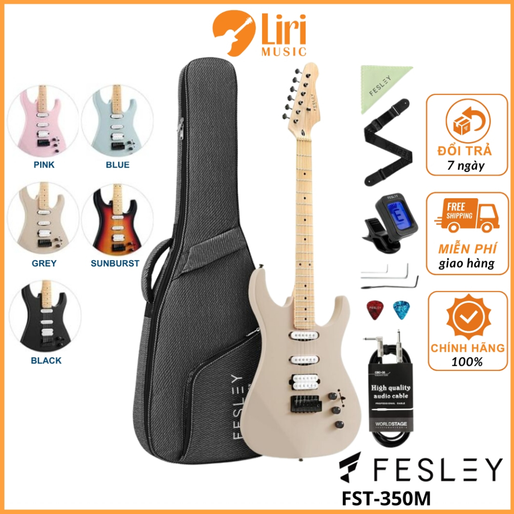 Guitar điện Fesley FST350M Chính Hãng - Liri Music | Shopee Việt Nam