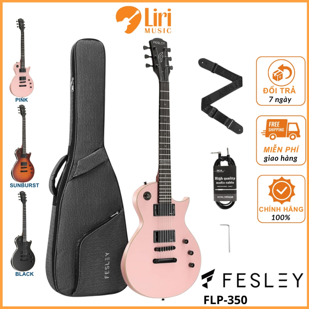 Đàn Guitar Điện Lespaul Fesley FLP350 Chính Hãng| Liri Music | Shopee ...