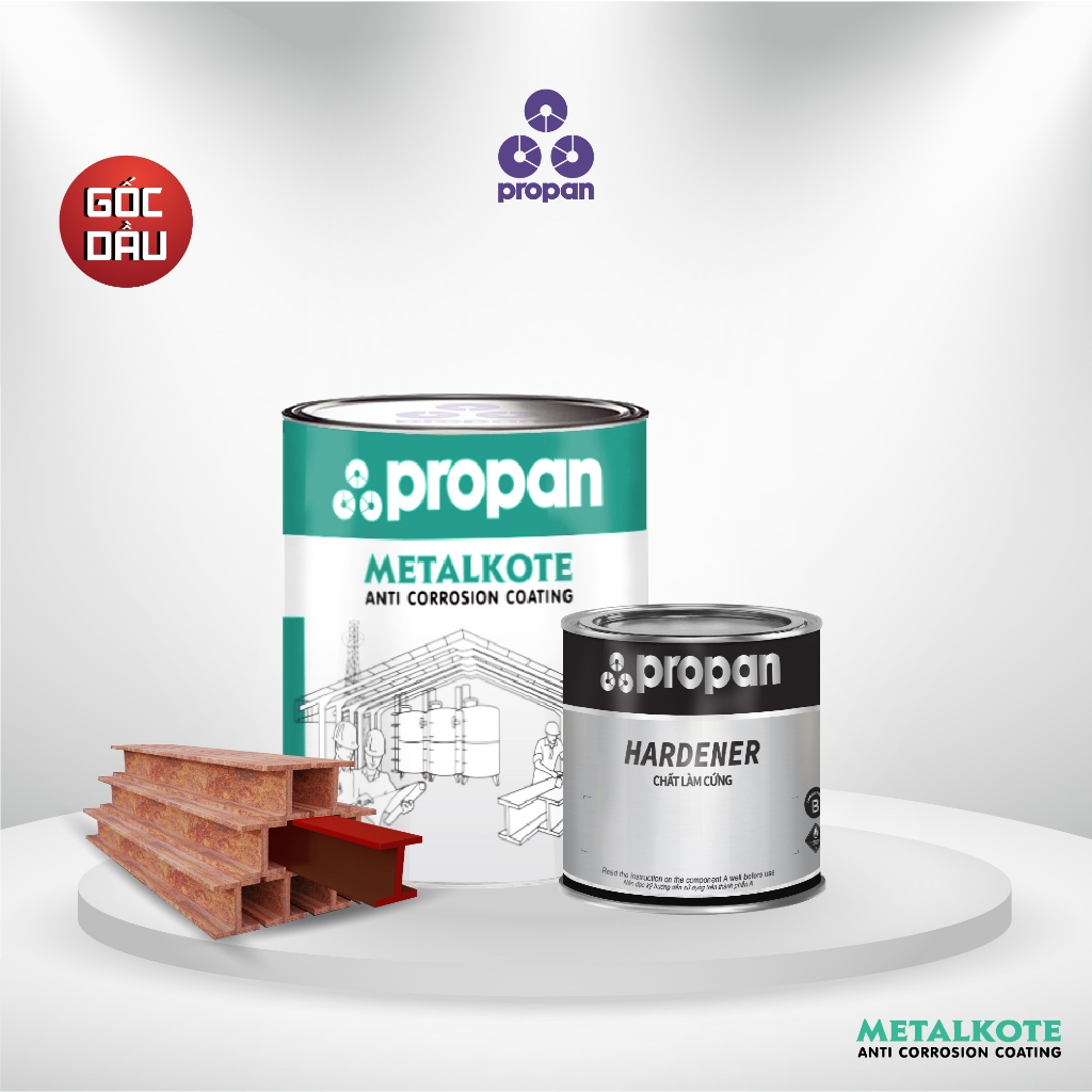 Propan - METALKOTE EDP-551 - Sơn Lót Kẽm Epoxy 2 TP - 1 kg set | Shopee ...