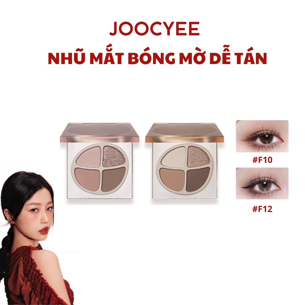 Phấn Mắt JOOCYEE Chính Hãng Mini Nhìn Tự Nhiên Lâu Trôi, Dễ Dàng Trang Điểm F12 | Shopee Việt Nam