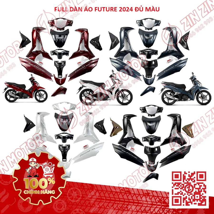 Bộ Dàn Áo Future 125 Fi 2024, Xe Future Led 2024 Chính Hãng Đủ Màu ...
